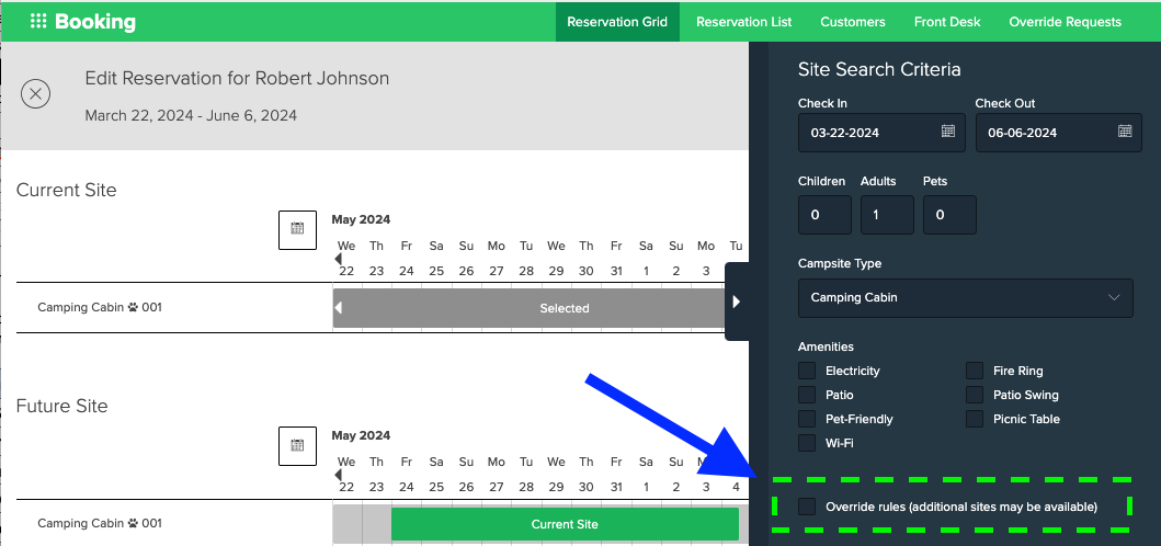 How To: Override Booking Rules
